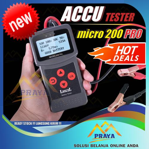 Jual Alat Tes Aki Digital Battery Tester Lancol Micro-200 Pro Motor ...