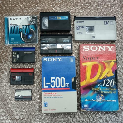 Jual kaset hi8 video 8 minidv beta vhs s-vhs dv180 dwd+rw micro mv mini ...