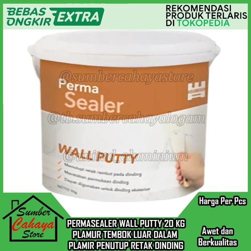 Jual Plamir Plamur Tembok Permasealer Wall Putty Dempul Filler 20 kg ...