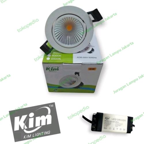 Jual LAMPU DOWNLIGHT KIM 6 WATT LED SPOT LIGHT 6W - WarmWhite 3000K ...