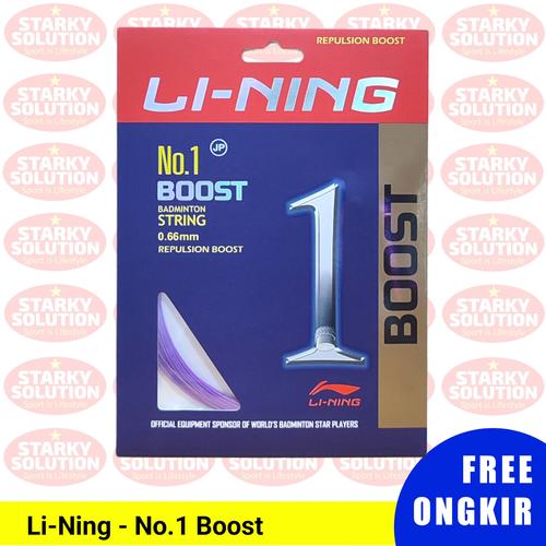 Jual Senar LINING NO 1 BOOST Raket Bulutangkis Badminton String ...