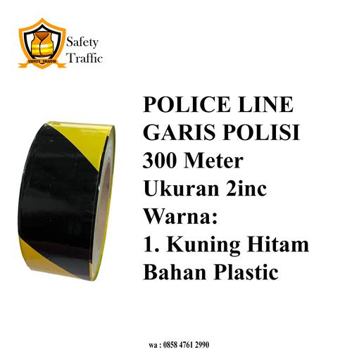 Jual POLICE LINE GARIS POLISI SAFETY LINE 2 inch Panjang 300 meter ...