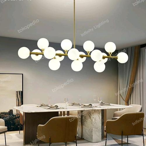 Jual LAMPU GANTUNG MINIMALIS 16 LAMPU BOLA MEWAH - Jakarta Pusat ...