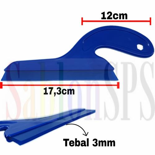 Jual RAKEL SCRAPER WIPER PLASTIK RAKEL BIRU ALAT PASANG KACA FILM ...
