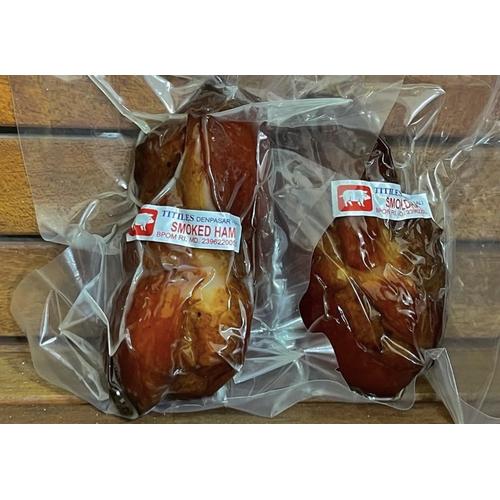 Jual Smoked Ham Titiles (± 250-270gram). (Free Packing + Bubble Wrap ...