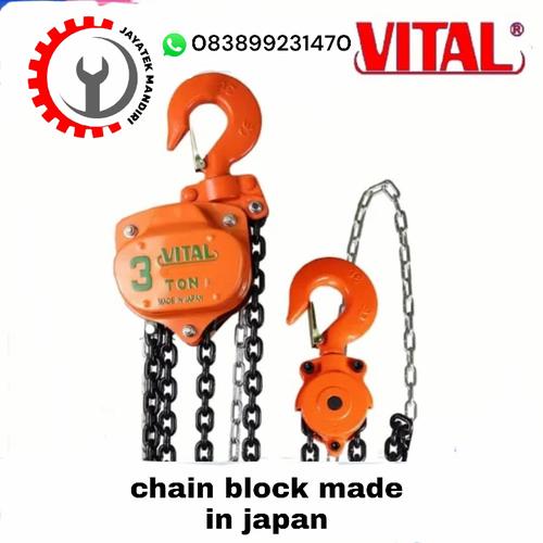 Jual CHAIN BLOCK 3 TON X 10 METER VITAL MADE IN JAPAN - Jakarta Barat ...