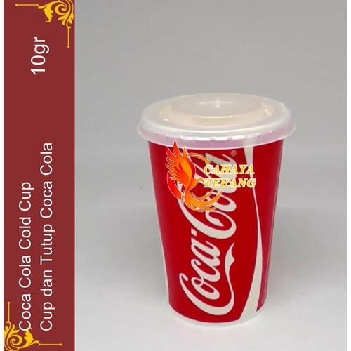 Jual Coca Cola Cold Cup Paper Cup 16 oz - Cup Gelas Saja - Tutup Cover ...