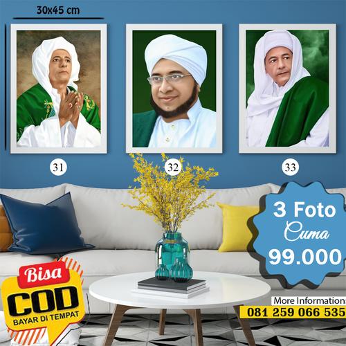 Jual Cetak Foto Ulama / Cetak Foto Habaib *3MM - 22 - Kab. Lamongan ...
