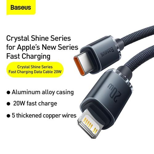 Jual Baseus Kabel Data iPhone Type-C to Lightning Fast Charging PD 20W ...
