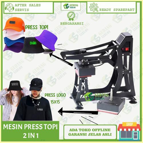 Jual Mesin Press Topi 2 in 1 / Press Logo & Pres Topi / Merek Freesub ...