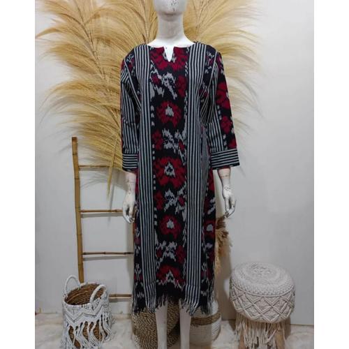 Jual dres tenun ikat antik halus tenun ikat blangket - 3, M - Kab. Jepara - WARDROBE TENUN ...