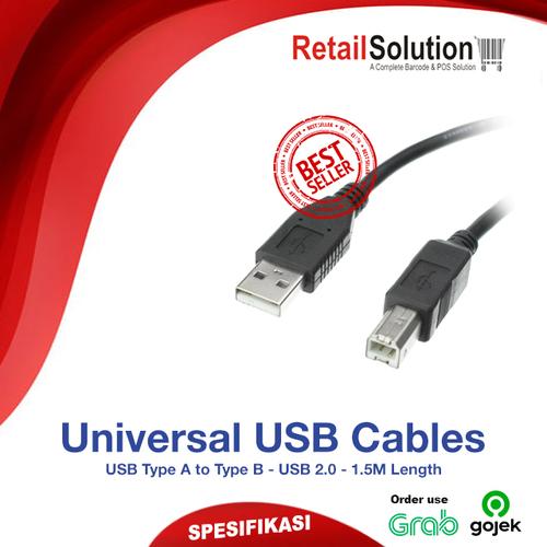 Promo Kabel Printer USB Type B 2.0 Universal Cables - Kota Bandung ...
