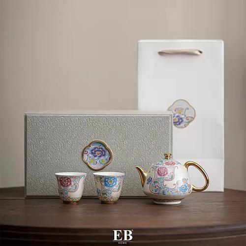 Jual Alat Minum Set Teapot Cangkir / Ceramic Teapot Set 778/1 - Jakarta ...
