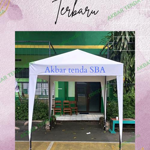 Jual Tenda cafe sistem bongkar pasang uk. 2x2 fullset (rangka besi ...