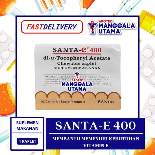 Jual SANTA E 400 PER STRIP ISI 4 TABLET - Kota Palembang - APOTEK ...