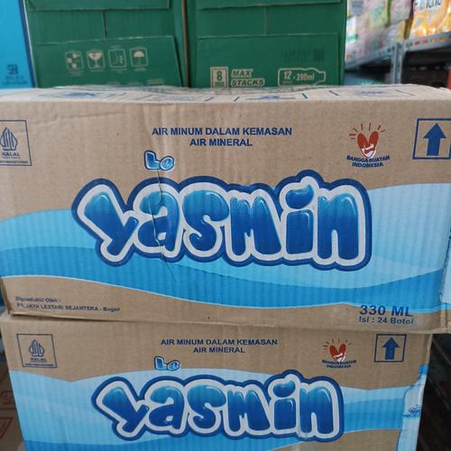 Jual Air Mineral Dalam Kemasan Yasmin Botol 330 ML 1 dus - isi 24 botol ...