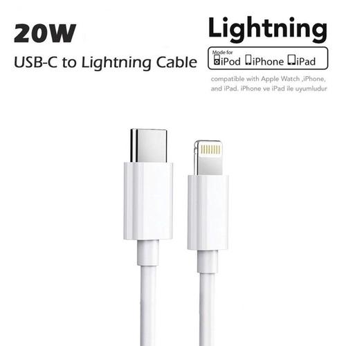 Jual USB C Cable iphone Kabel Data Fast Charging Type C to Lightning ...