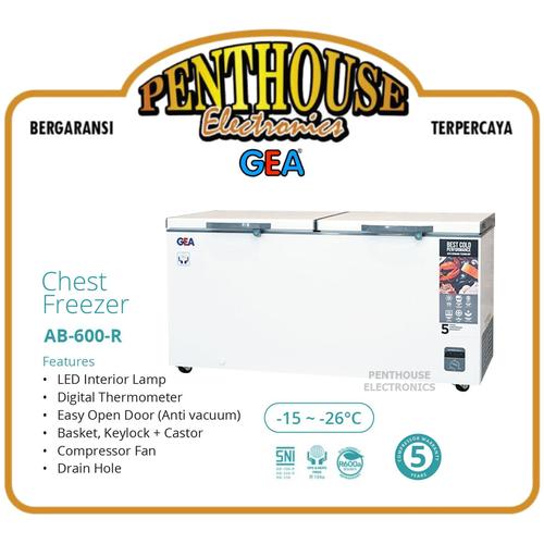 Jual GEA Chest Freezer 500L AB-600R / AB 600 R 500 Liter - Jakarta ...
