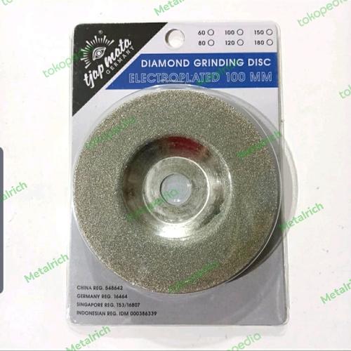 Jual Diamond Wheel 4" Asah Pinggul Granit Marmer Keramik Tjap Mata Grid ...