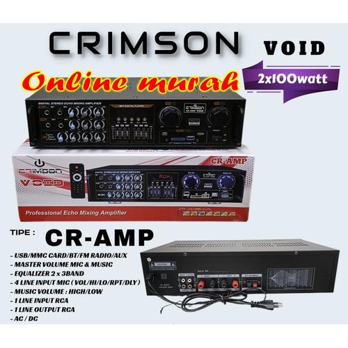Jual power amplifier mixing crimson cr amp void original - Jakarta Barat - online murah215 ...