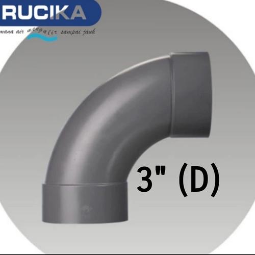 Jual Large radius elbow 3" inch D RUCIKA Long bow long elbow knee keni ...