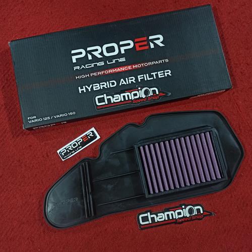 Jual Hybrid Air Filter Udara Proper Racing Line Vario 125 Vario 150 Old ...