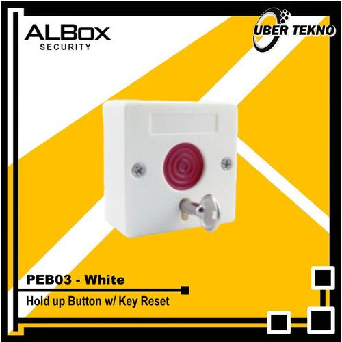 Jual Panic Button Alarm - Hold up Button with Key Reset - White ...