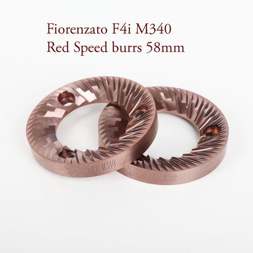 Promo Fiorenzato Parts F4 grinder flat burrs 58mm Original / RED Speed ...
