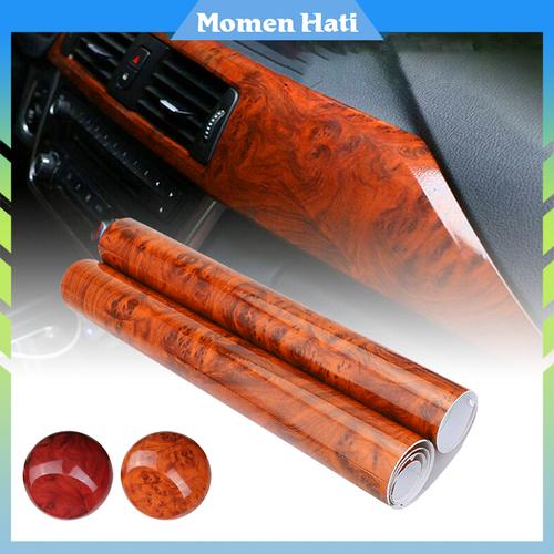 Promo Stiker Dashboard Mobil / Stiker Vinyl Interior Mobil Motif Kayu ...