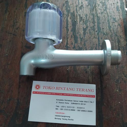 Jual Kran Air Plastik Vino 1/2" / Keran Tembok 1/2" / Kran Body Besar 1 ...