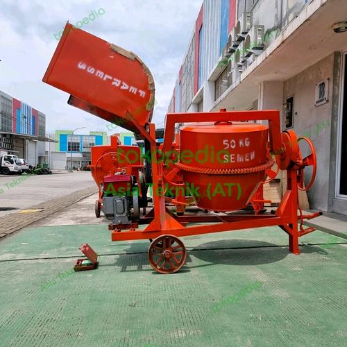 Promo MESIN MOLEN 500 LITER DIESEL 8 PK MOLEN SEMEN BETON TEBAL ...