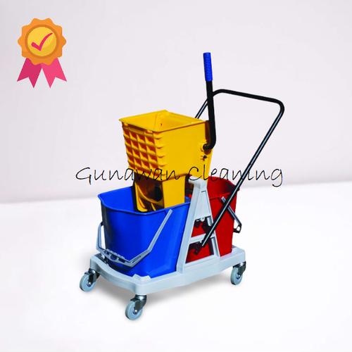 Jual Double Bucket Plastik Press Mop - Jakarta Timur - GUNAWAN CLEANING ...