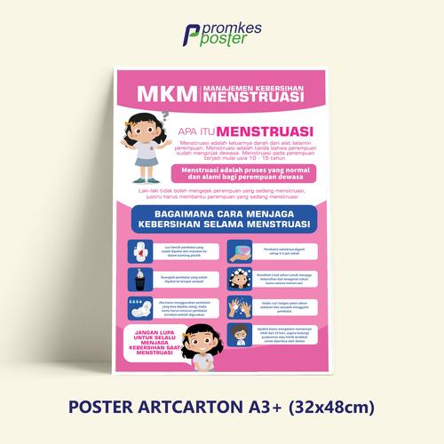 Jual Poster Kesehatan Manajemen Kebersihan Menstruasi MKM - Kab ...