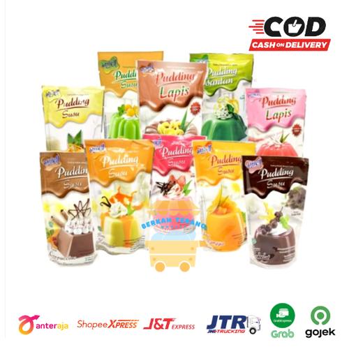 Jual Nutrijell Nutrijel PUDDING Susu Puding Susu All Varian Rasa BPOM ...