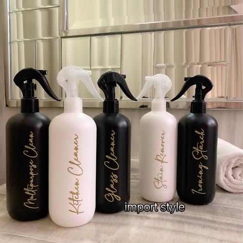 Jual Botol n24 HITAM / PUTIH GOLD CHIC SPRAY 500ml asthetic bottle ...