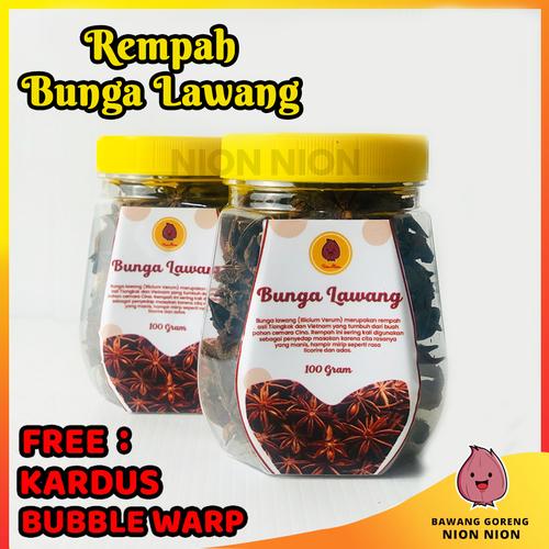 Jual Bunga Lawang 50 Gram Kembang Lawang Pekak 50 gr Natural Star Anise ...