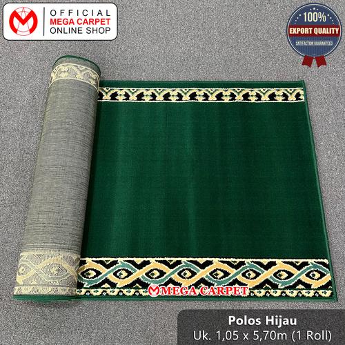 Jual Sajadah Rol / Karpet Masjid / Karpet Mushola (1 Rol ukuran 1,05 x 5,70 meter) - Motif Polos ...