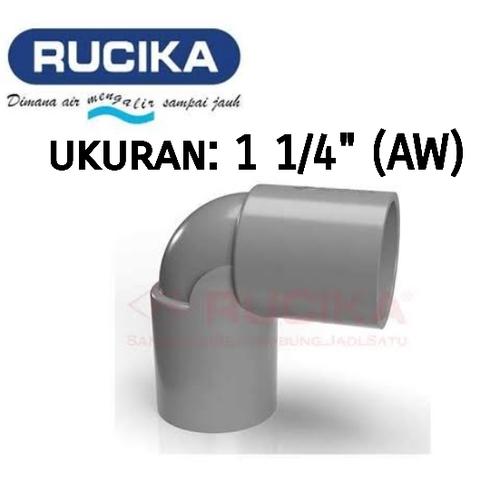 Jual Keni 1 1/4" inch AW RUCIKA Elbow Knee Kenie L Knie 1 1/4 inch ...