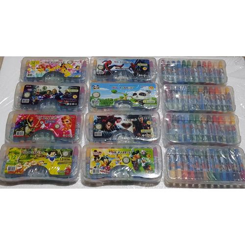 Jual Crayon 12 Warna KECIL / BESAR / 18 WR / 24 WARNA / KRAYON / OIL ...