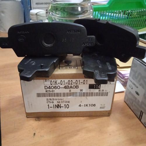 Jual D4060-4BA0B Kanvas Rem/Brake pad Xtrail T31, Serena C26 ...