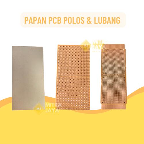 Jual Papan PCB Polos Lubang Universal Fiber Matrix Circuit Board Solder ...