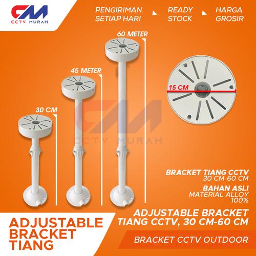 Jual Adjustable Bracket Tiang CCTV Outdoor, Panjang 30 cm - 60 meter cm ...
