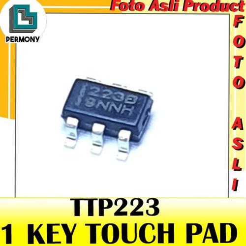 Jual TTP223 TTP 223 Capacitive Touch sensor sentuh tombol key - Jakarta ...