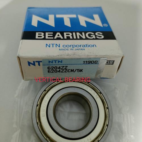 Jual BALL BEARING 6204 ZZ NTN 6204ZZ 20mm x 47mm x 14mm - Jakarta Pusat ...