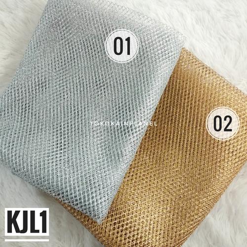 Jual KJL1 Kain Jala / Kain Jaring Ukuran 50x120cm - 01 Silver - Jakarta ...