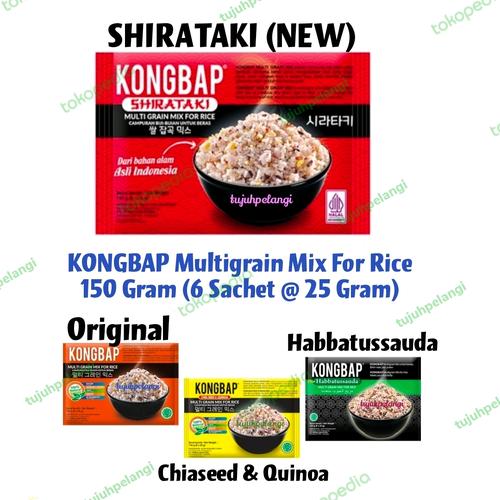 Jual KONGBAP Multigrain Mix - Beras Sehat Korea 150 Gram (6 sachet @ 25 ...
