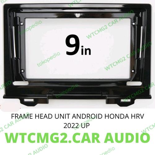Jual frame head unit android 9 inch honda all new hrv 2022 up - frame ...
