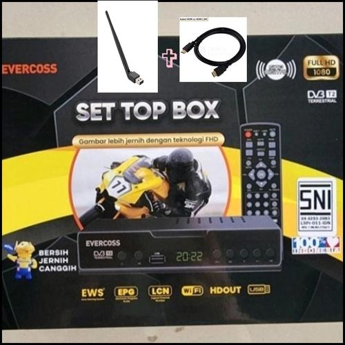 Jual Evercross Set Top Box Pro TV Digital Receiver Full HD STB ...