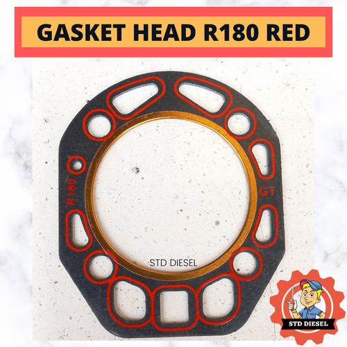 Jual GASKET CYLINDER HEAD R180 180 8 HP PK PAKING SILINDER KOP SILICONE ...