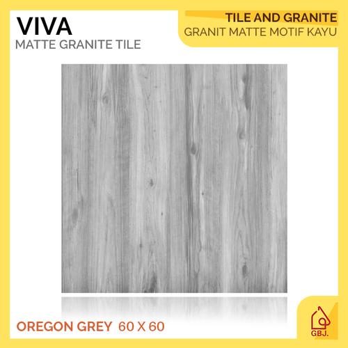 Jual GRANIT VIVA 60 X 60 OREGON GREY MATTE KAYU / GRANITE TILE KAYU ...